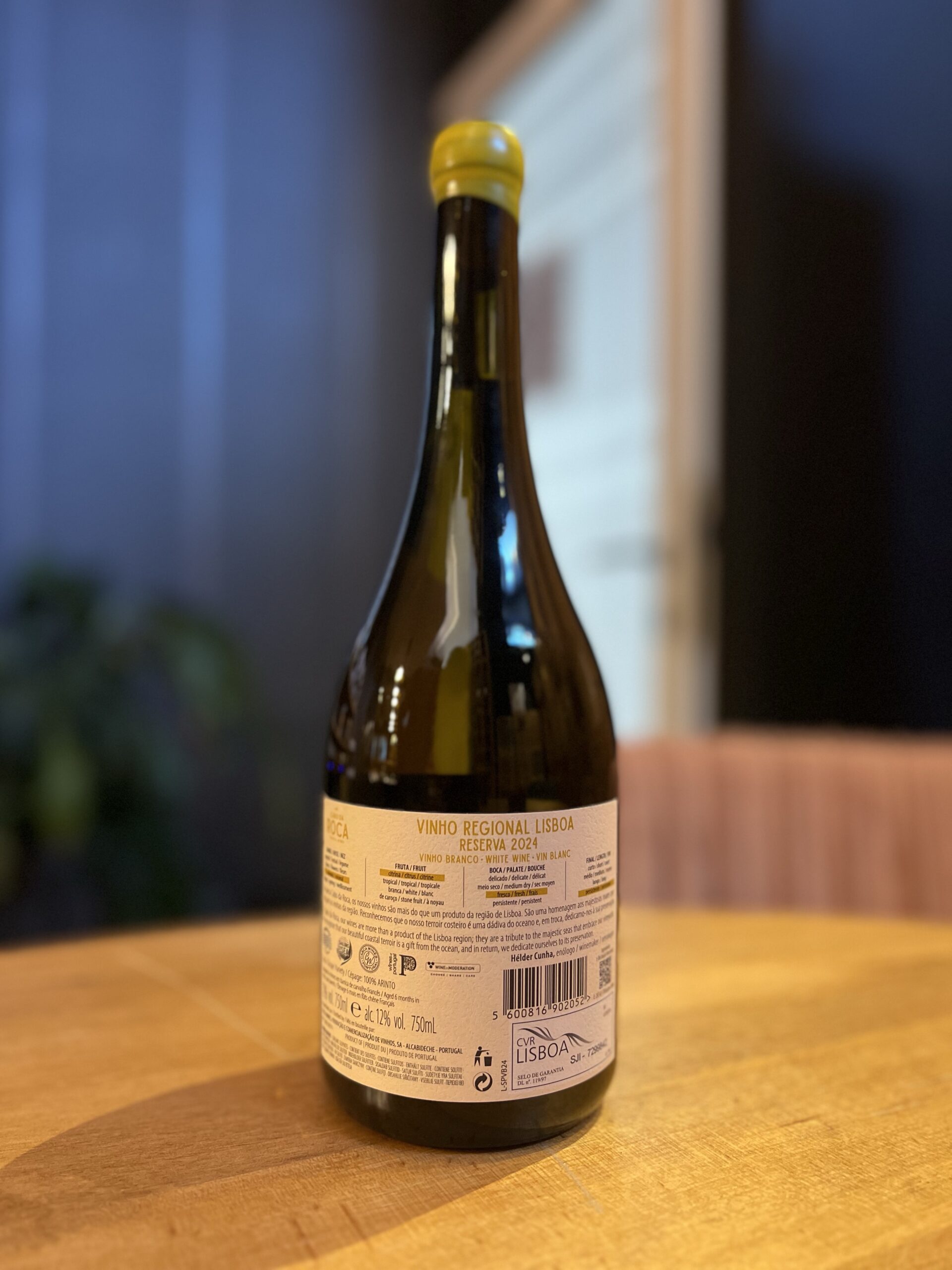 Cabo da Roca Reserva Arinto Lisboa Branco — A Pureza Atlântica de Portugal